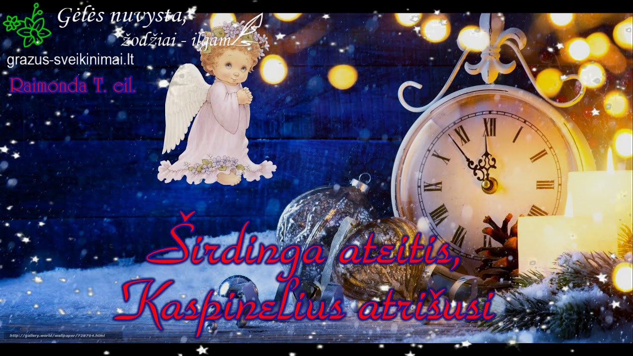 Su Kalėdomis video sveikinimas - Gražūs sveikinimai